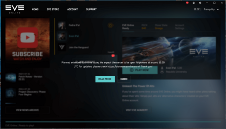 Server downtime - EVE University Wiki